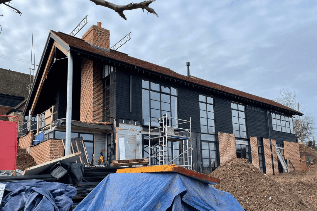 A Modern Industrial Style New Build Nears Completion | HollandGreen