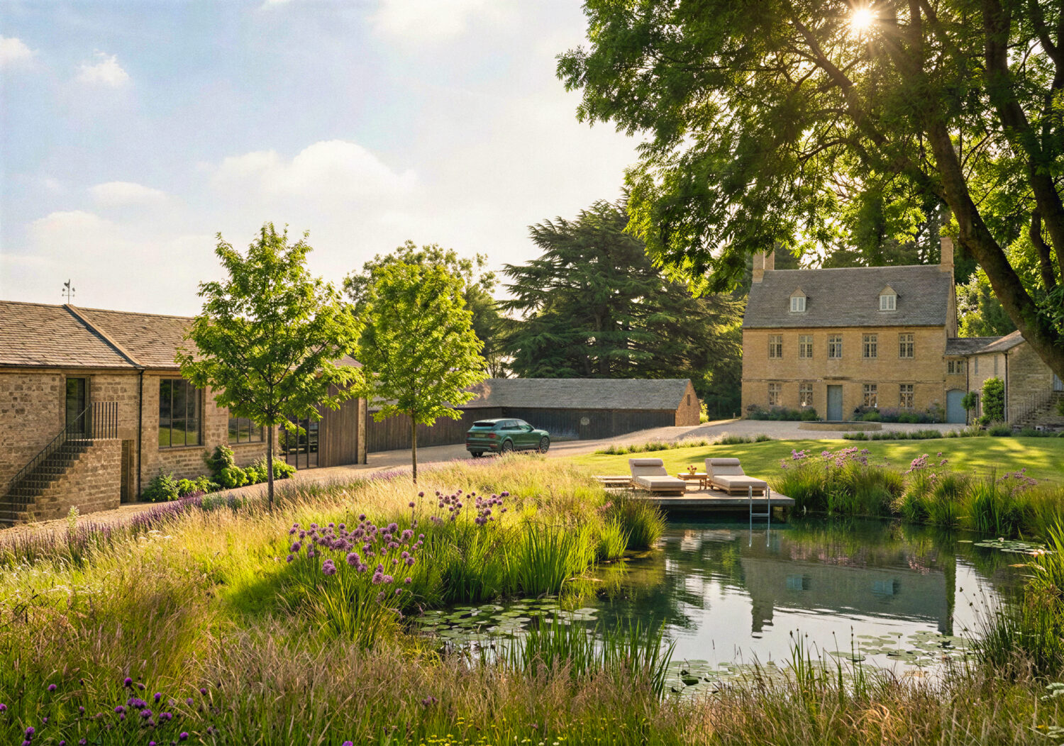 Maplehurst House: Luxury Modern Home in Cotswolds